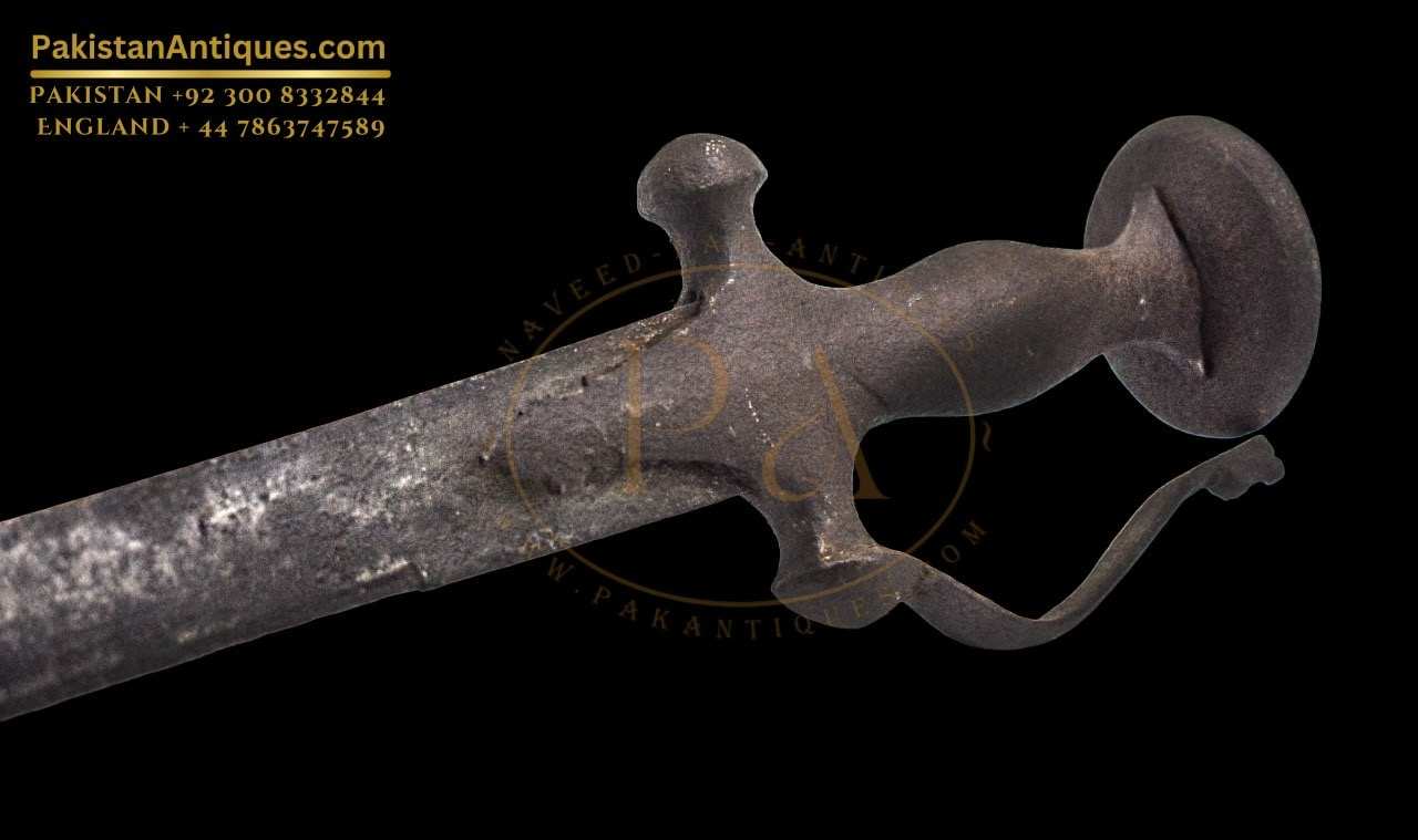 18th century Eastern Mughal Sword with silver work name written on ...