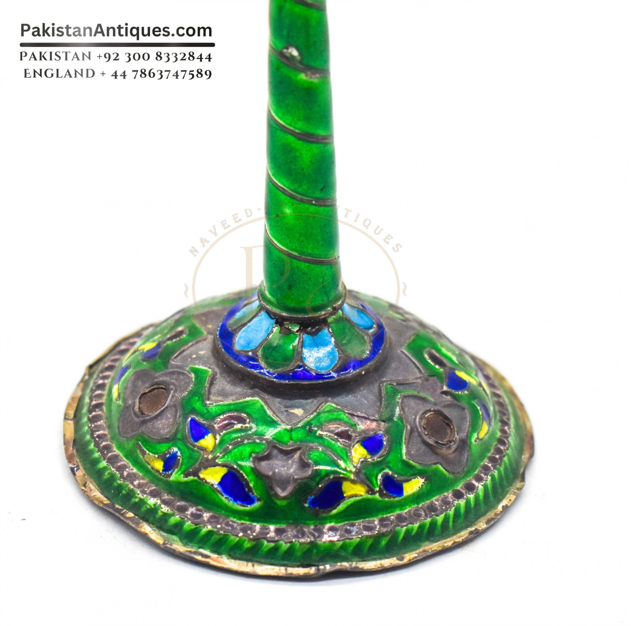 Solid silver enamel swing ( jhoola ) | Pakistan Antiques