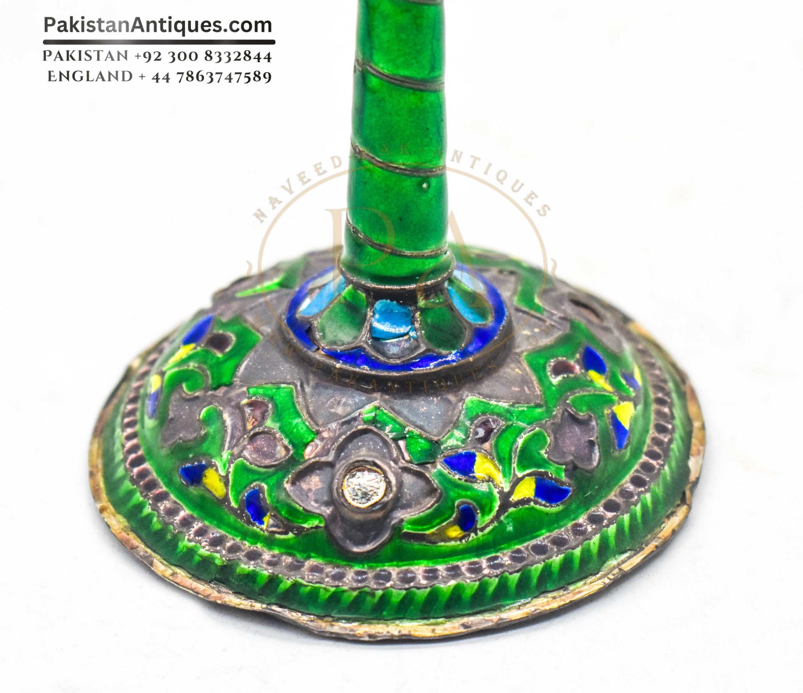 Solid silver enamel swing ( jhoola ) | Pakistan Antiques