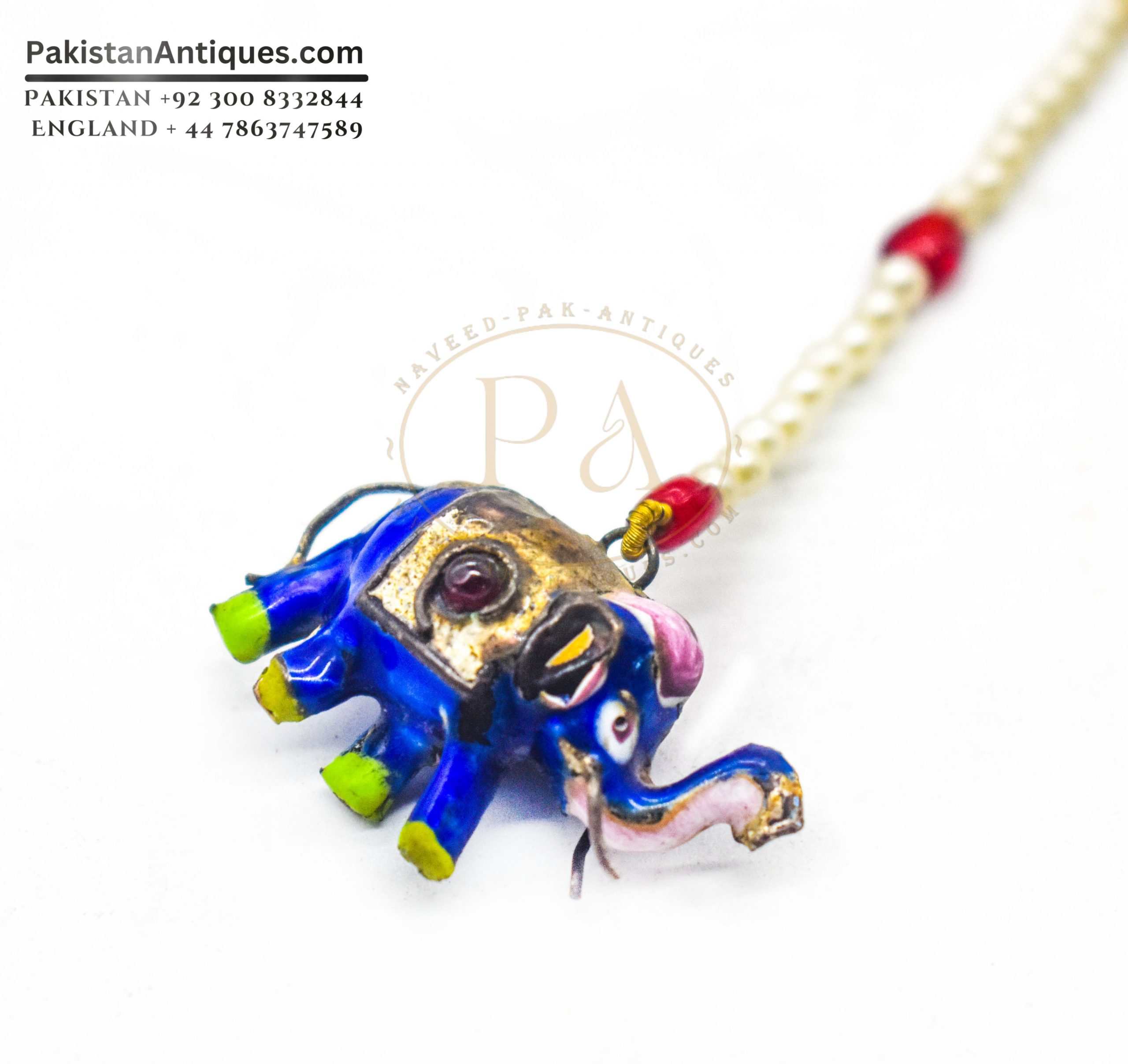 Solid silver enamel swing ( jhoola ) | Pakistan Antiques
