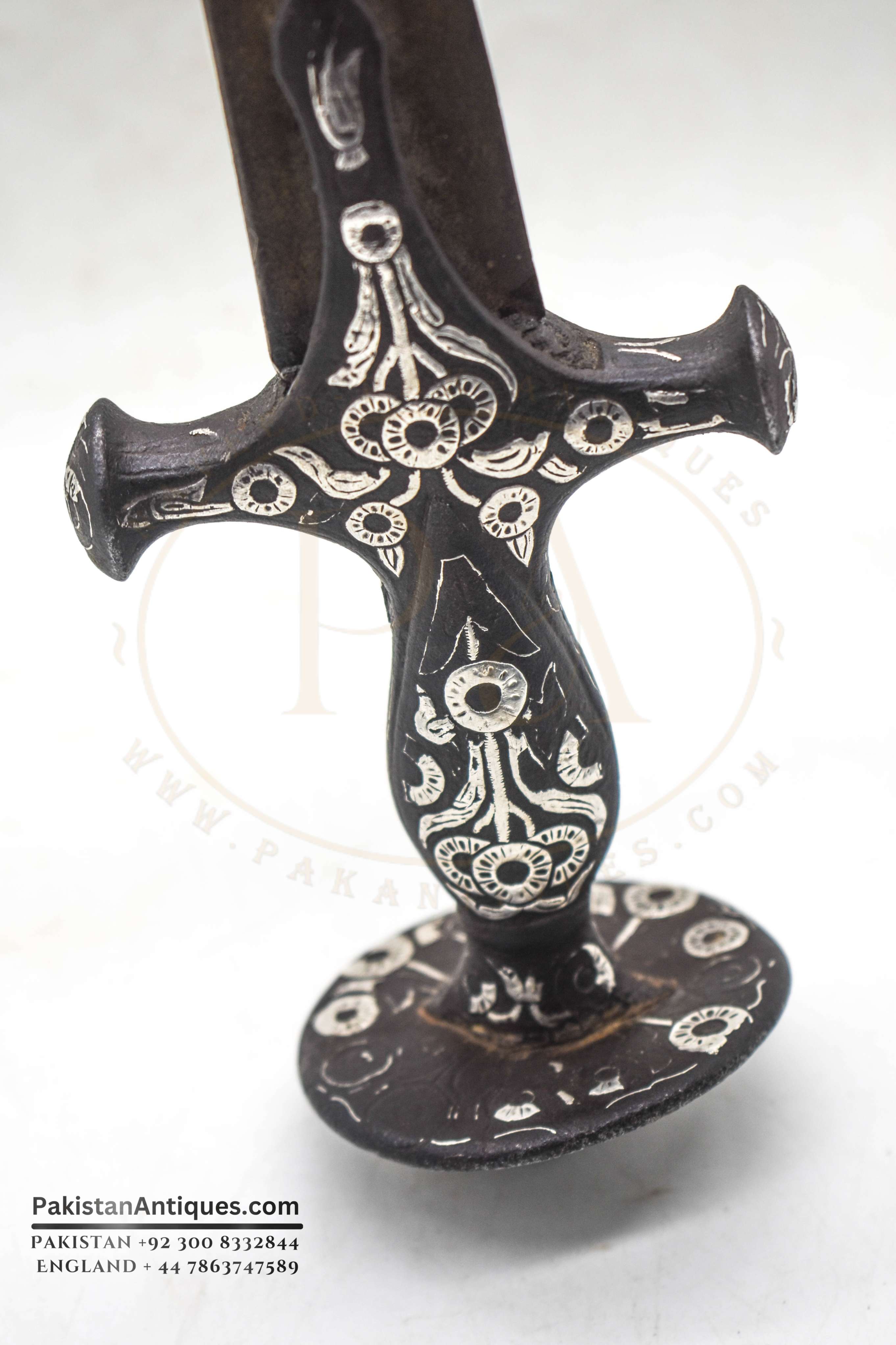 19th century silver work sword swat region | Pakistan Antiques