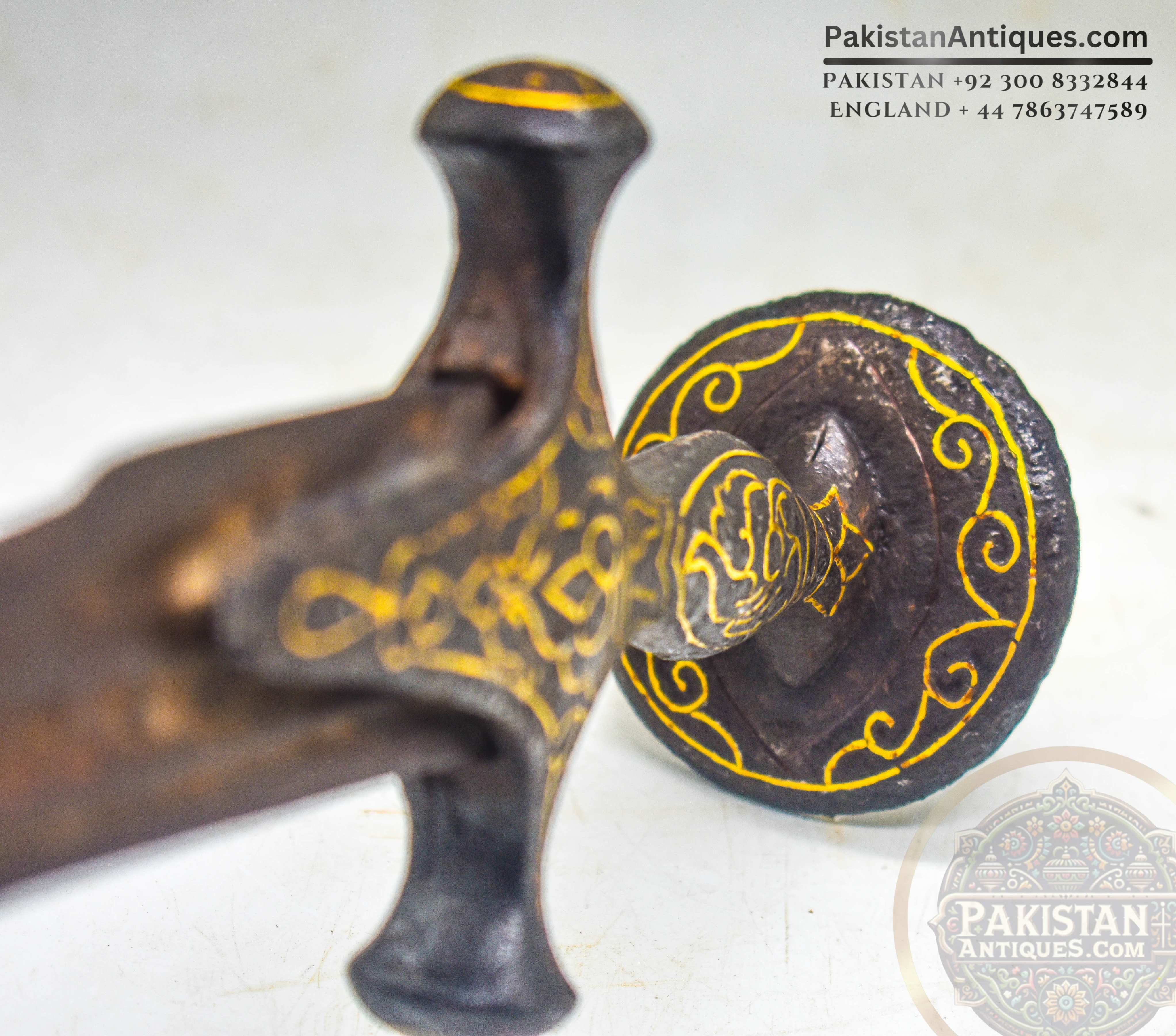 Antique 18th Century Mughal Sword with Stunning Gold Inlay Details ...