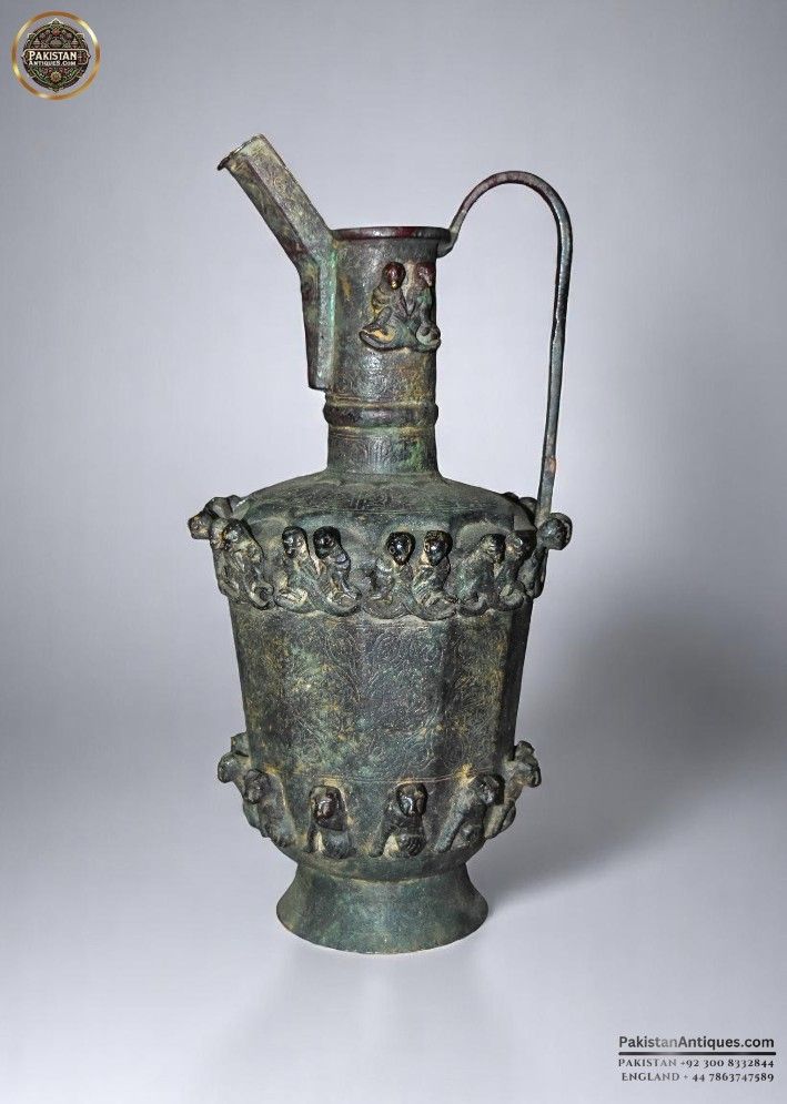 Seljuk style Elegance: A Bronze Ewer from the Heart of 19th Century ...