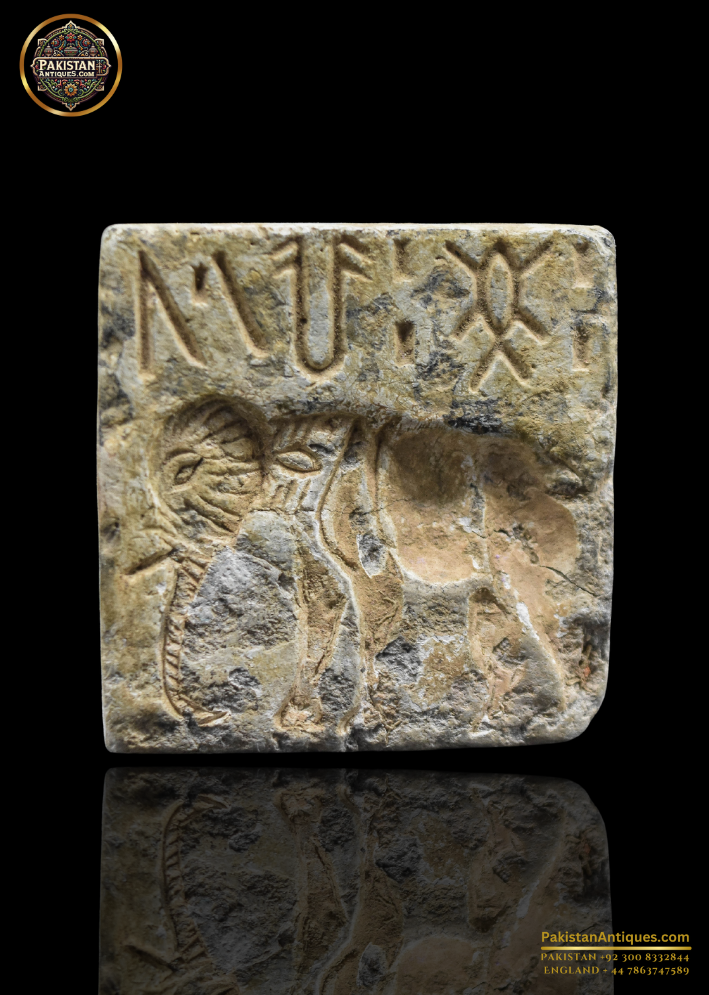 Steatite Seal Depicting Elephant and Indus Script (c. 3000–1500 B.C ...