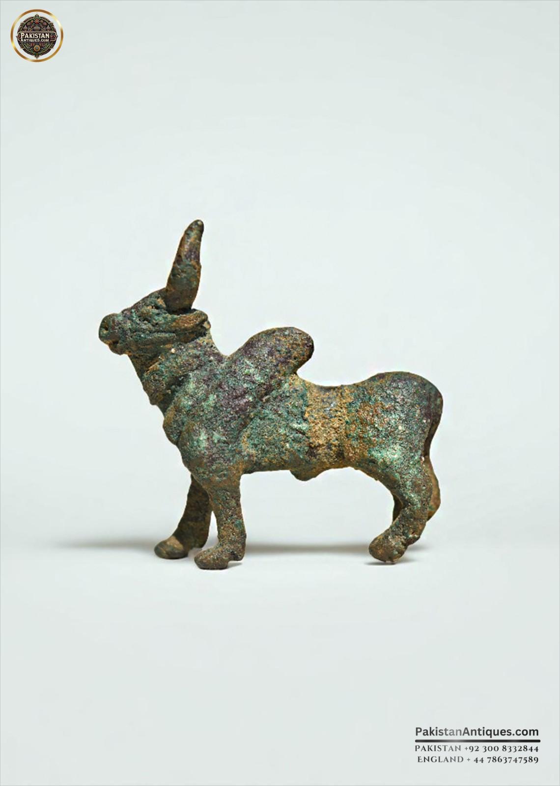 Extremely Rare Harappan Heritage: Bronze Bull Sculpture of Mohenjo-daro ...